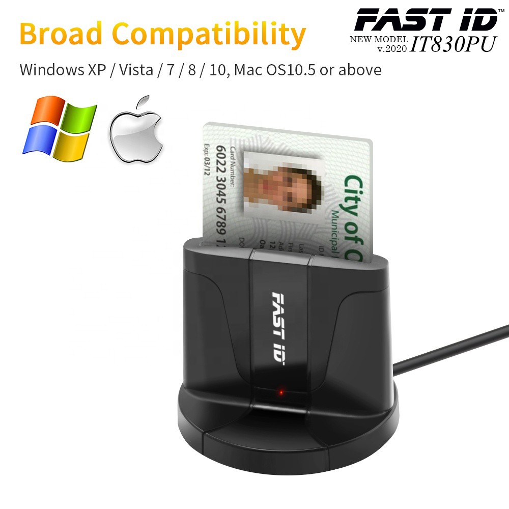 ใหม่ล่าสุด เครื่องอ่านบัตรประชาชน FAST ID รุ่น IT830PU อ่านบัตร มาตรฐาน ...