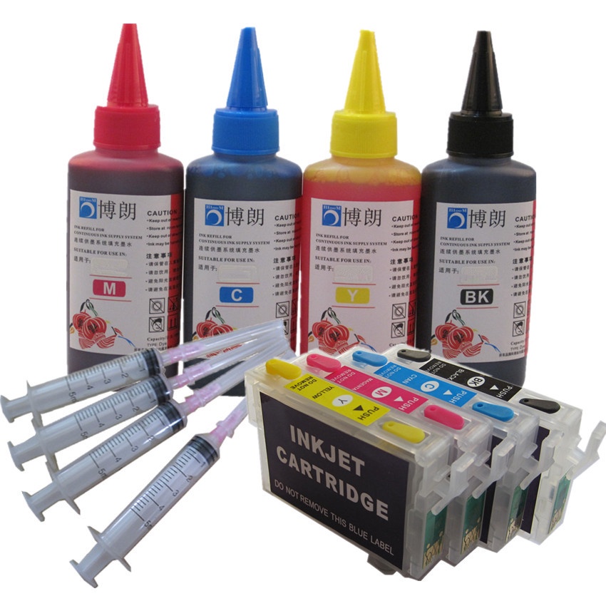 73 73N Refillable ink cartridge for EPSON Stylus TX111 TX200 TX210 ...