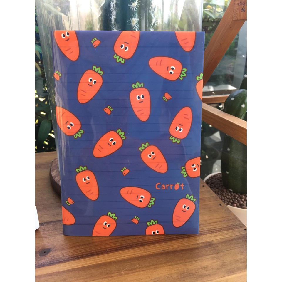 สมุดบันทึกแฟนซี A5 ปก PVC แครอท Carrot | Shopee Thailand