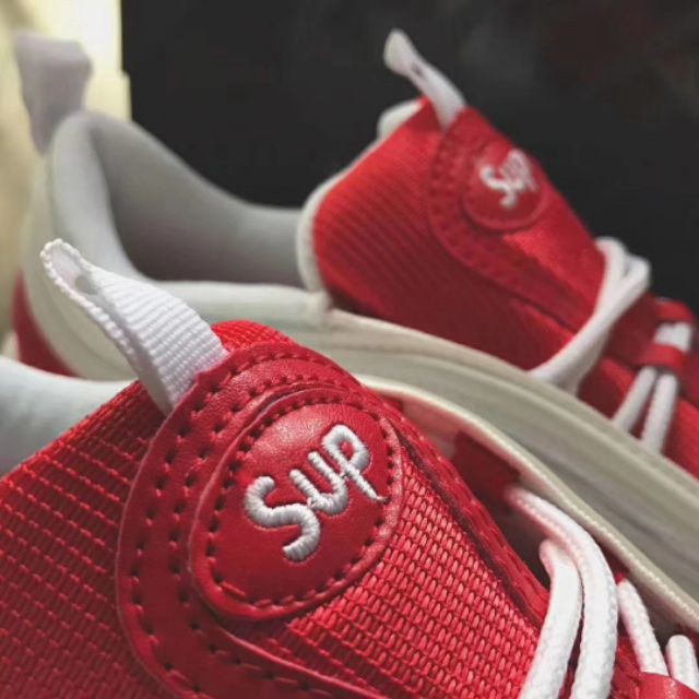 2018 nike air max 97 X Supreme รองเท้าผ้าใบ แท้ รองเท้าผู้ชาย ผู้หญิง ...