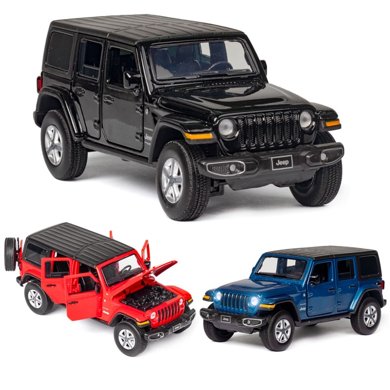 1:32 Wrangler SUV Car die cast alloy car model Diecasts & Toy Sound ...
