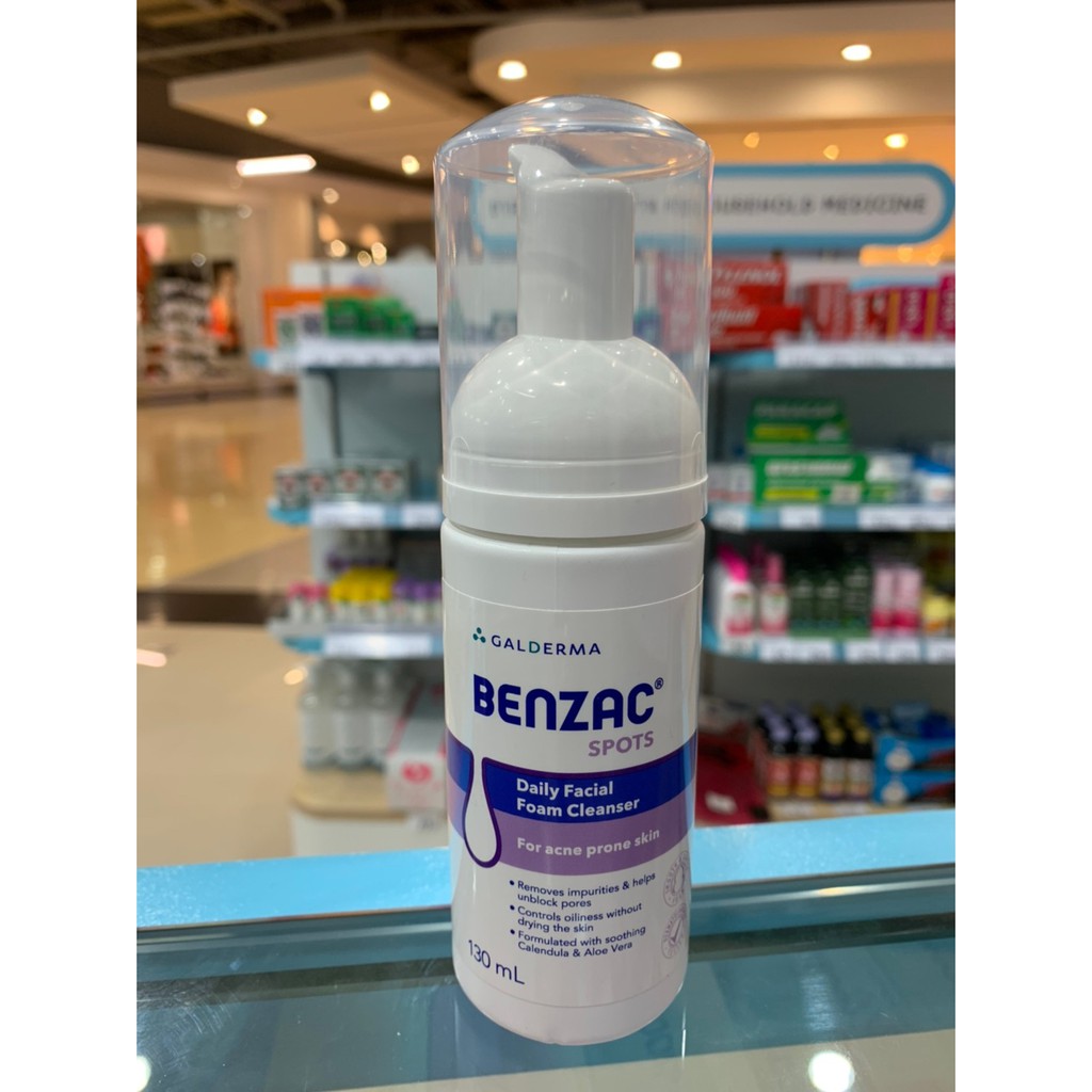BENZAC SPOTS 130ML. (มูทโฟมล้างหน้าสูตรสิว) | Shopee Thailand
