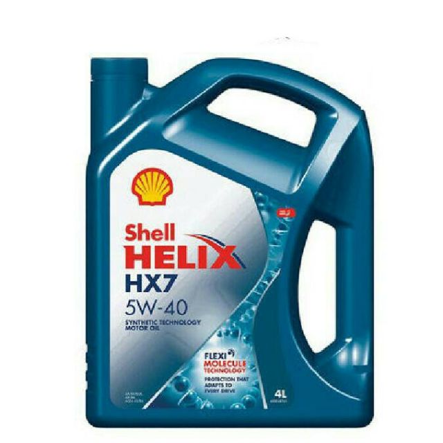 สุดคุ้ม ????น้ำมันเครื่องกึ่งสังเคราะห์ Shell Helix HX7 5W-40 (4L) API ...