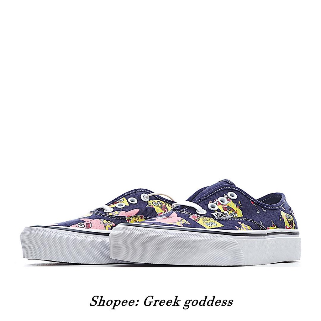 [Greek goddess] Vans SpongeBob รองเท้ากีฬารองเท้าบาสเก็ตบอล 37 ...