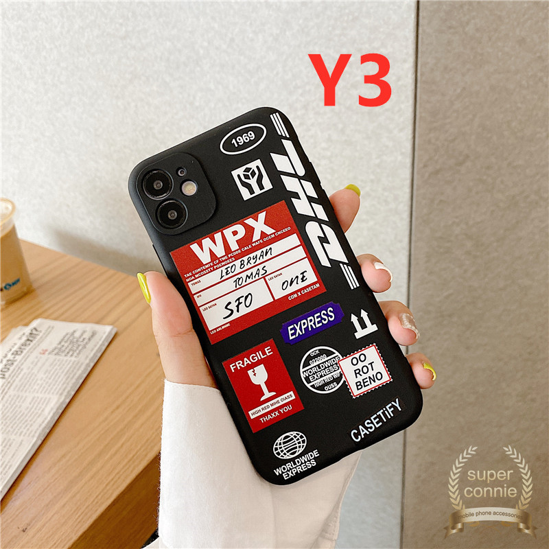 เคสนิ่ม สีดำ ลายโลโก้ DHL สำหรับ iPhone 11 11Pro Max iPhone 6 6s 7 8 ...