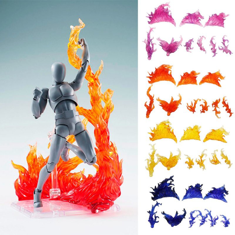 Tamashii Effect BURNING FLAME And Stand Holder Kamen Rider Action ...