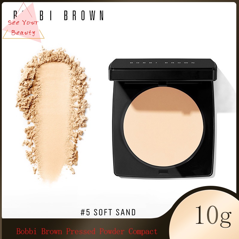 เวอร์ชั่นใหม่ Bobbi Brown Pressed Powder Compact 01 05 แป้งฝุ่น 10g (บ็ ...