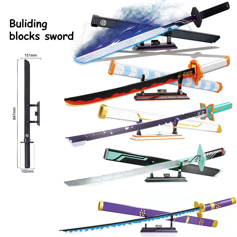 Technical Samurai Sword Weapons Luminous Magic Blade Model Building ...