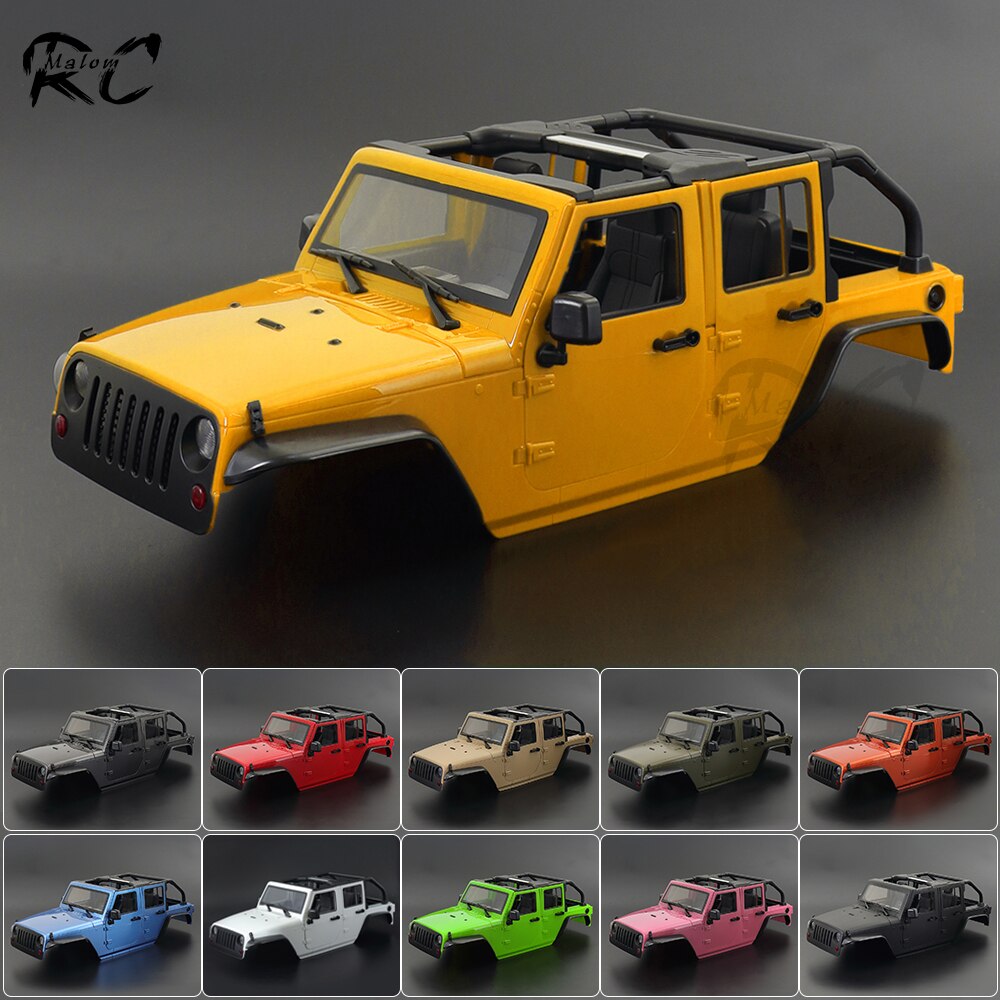 Hardbody 313Mmฐานล้อWrangler RubiconเปิดประทุนBody Shellสำหรับ1/10 RC ...