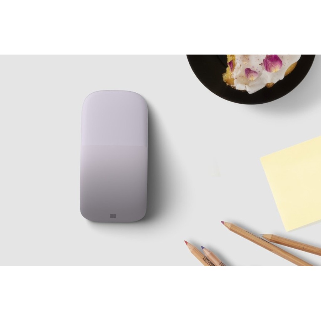 Microsoft Arc Bluetooth Mouse (Lilac) (สีม่วงอ่อน) ELG-00022 เมาส์ ...