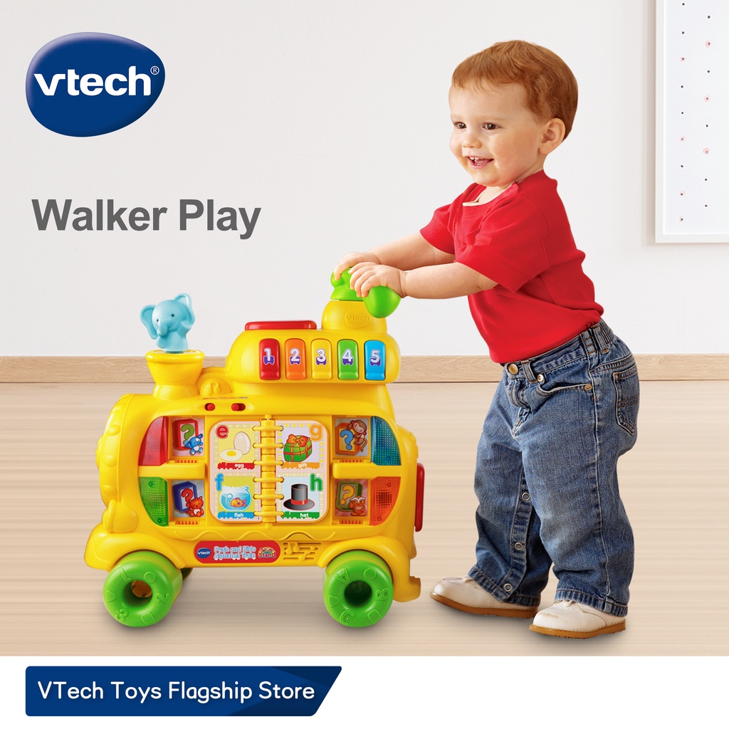 VTech Push Ride Alphabet Train Ride-on Toys Multifunctional Kids Toys ...