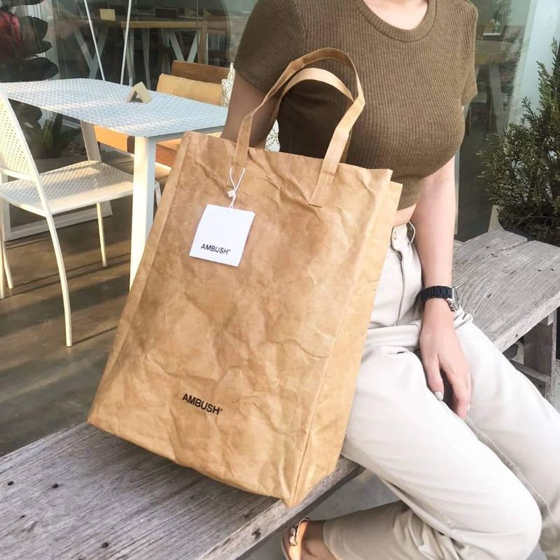 AMBUSH PAPER BAG กระเป๋ากระดาษเคลือบแว๊ค - yindee_shop26 - ThaiPick