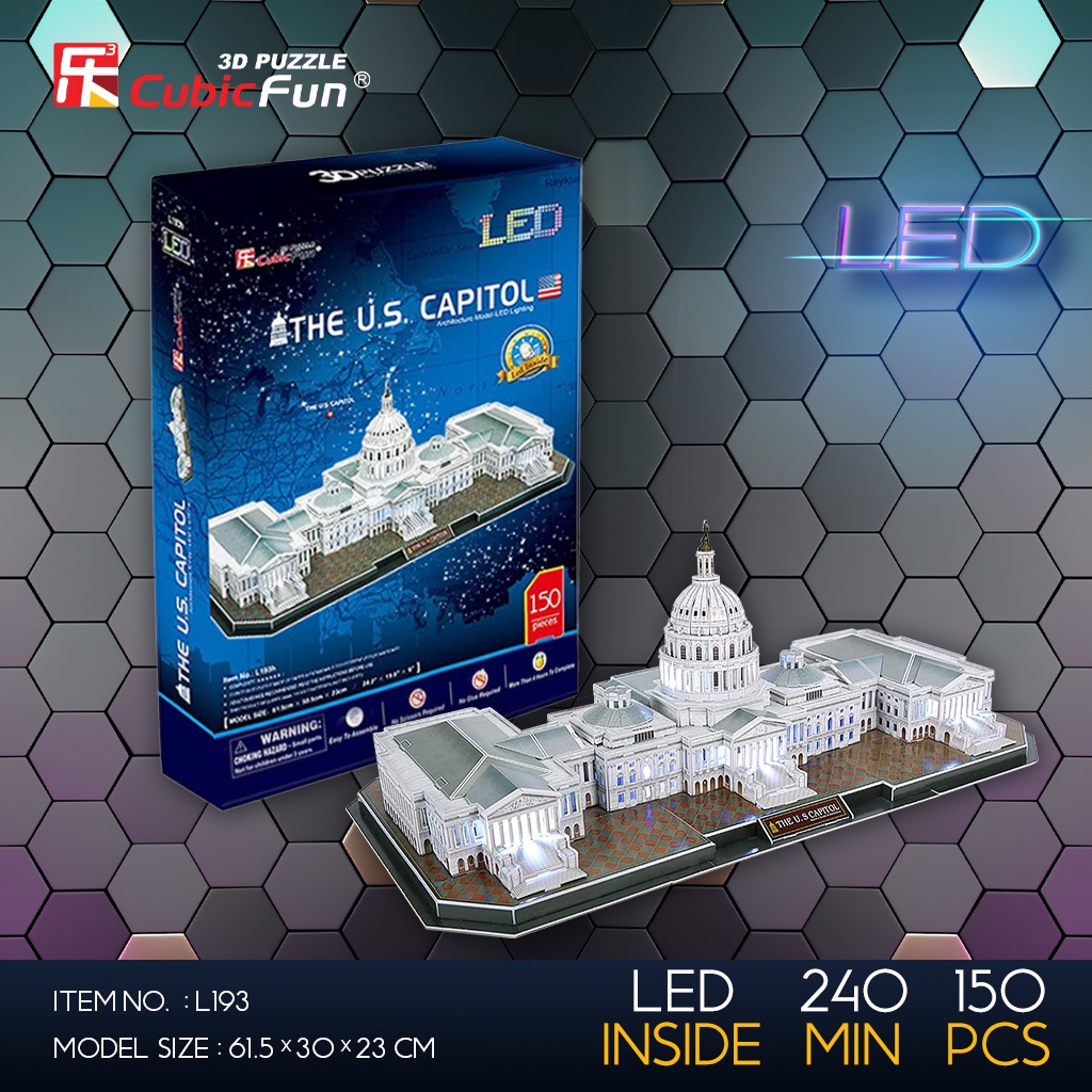จิ๊กซอว์ 3 มิติ เรือฟลายอิงดัตช์แมน Flying Dutchman LED เรือปีศาจ L527 ...