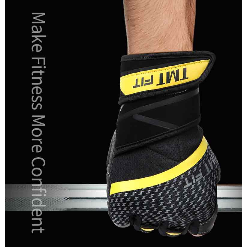 ดัมเบลล์；TMT Shee Leather Gloves Fitness Gym Crossfit Weightlifting ...