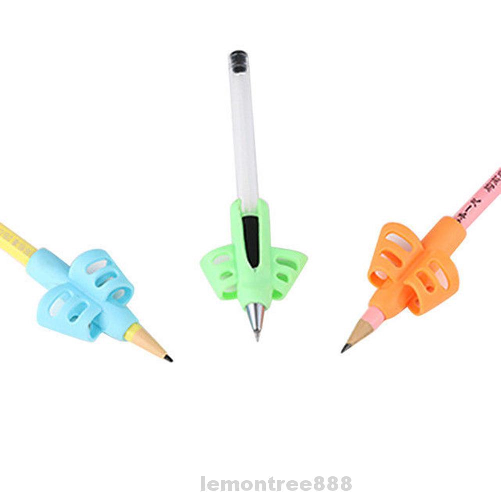 Pencil Holder Posture Correction Ergonomic Grip Non-toxic Silicone Soft ...