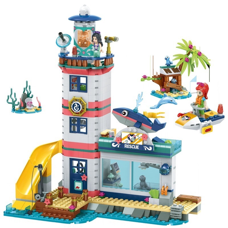 Friends Lighthouse Rescue Center Building Blocks compatible Bricks ...