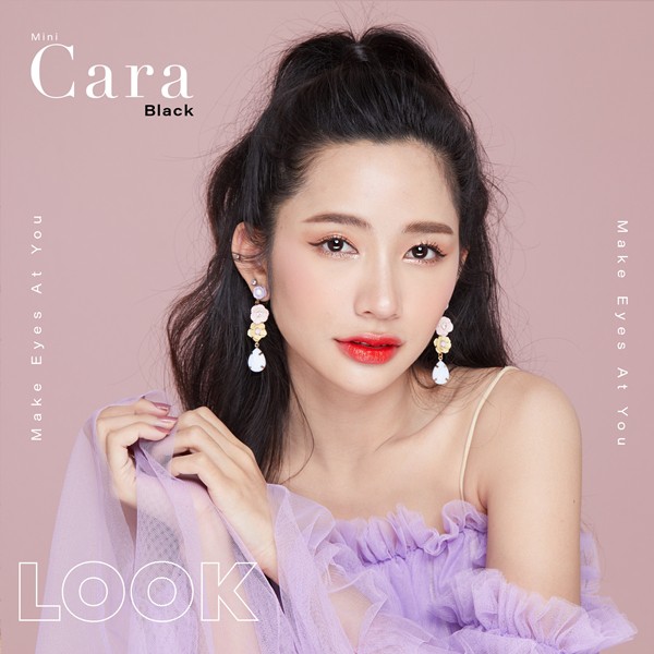 คอนแทคเลนส์ Mini Cara Black สีดำรัตติกาล B.C 8.6 mm - thisisise - ThaiPick