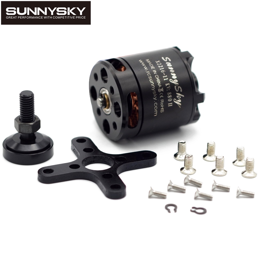 Sunnysky X2216 KV880/KV1100/KV1250/KV1400/KV1800/KV2400 2-4S Outrunner ...