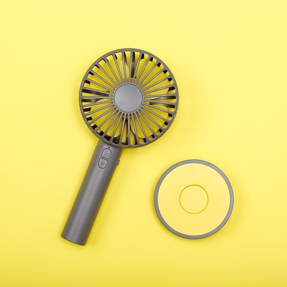 Macaron Handheld Fan USB Rechargeable Mini Summer Cooling Fan 2000mAh 3 ...
