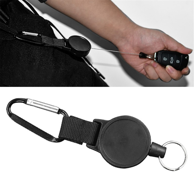 Tactical Keychain Key-Holder Telescopic Outdoor Camping Wire ...