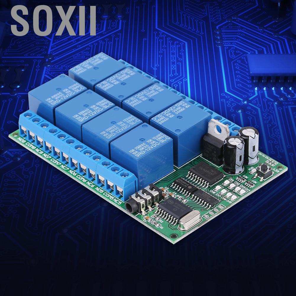 Soxii Dc 12v 8 - Channel Dtmf โมดูลสวิทช์ควบคุมระยะไกล - soxii.th - ThaiPick