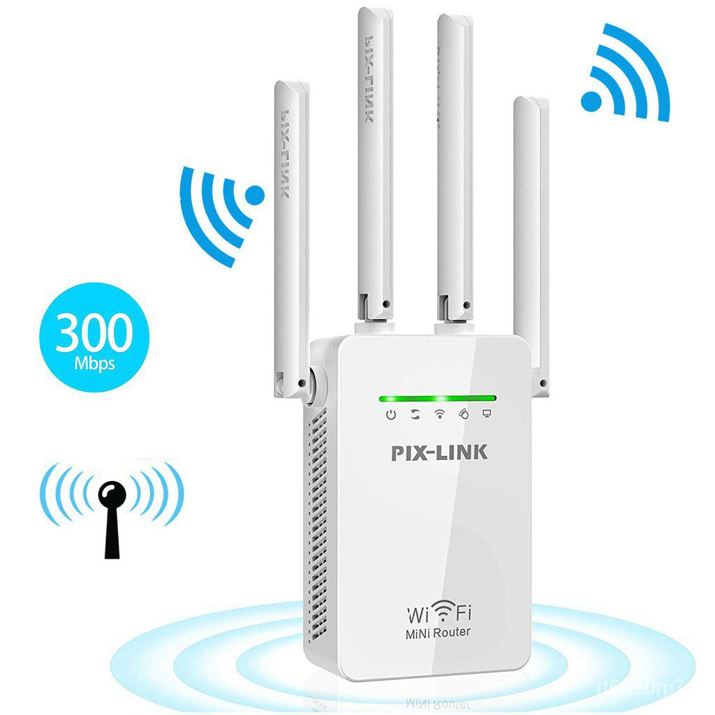 จัดส่งที่รวดเร็วPix-Link wifi Repeater 300Mbps Mini Wireless N Router ...