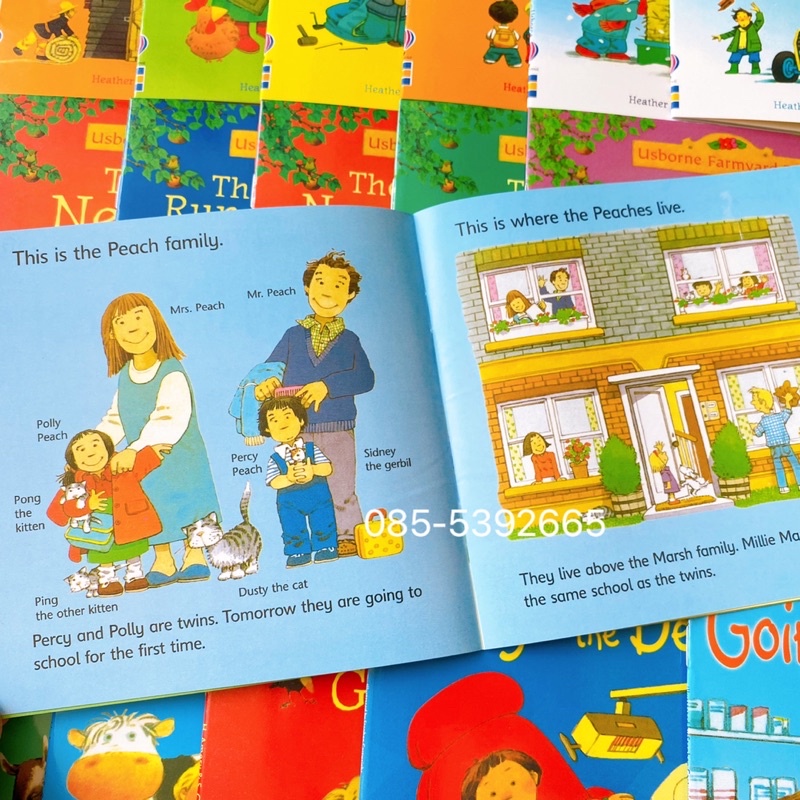 นิทานภาษาอังกฤษ 20 เล่ม ???? first Experiences & Usborne Farmyard Tales ...