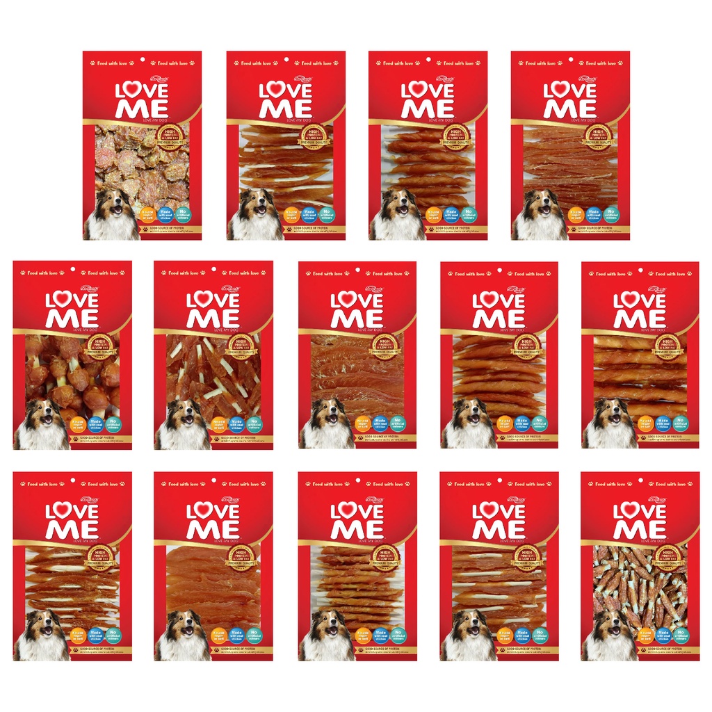 LOVE ME ขนมสุนัขเลิฟมี แบบดาว กับ ตัวเอ็กซ์ ขนาด 400-450 G - happypetss ...