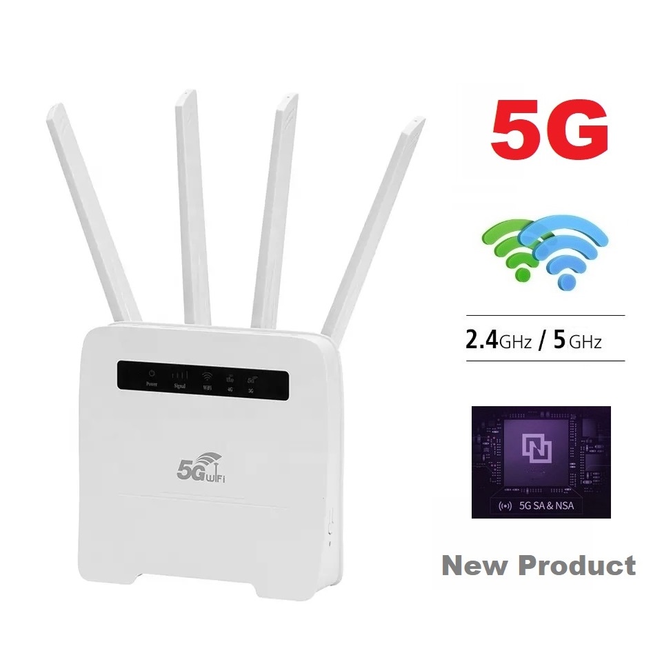 5G CPE Wireless Router 2.2Gbps,Dual Band 2.4G+5GHz Indoor & Outdoor, 8 ...