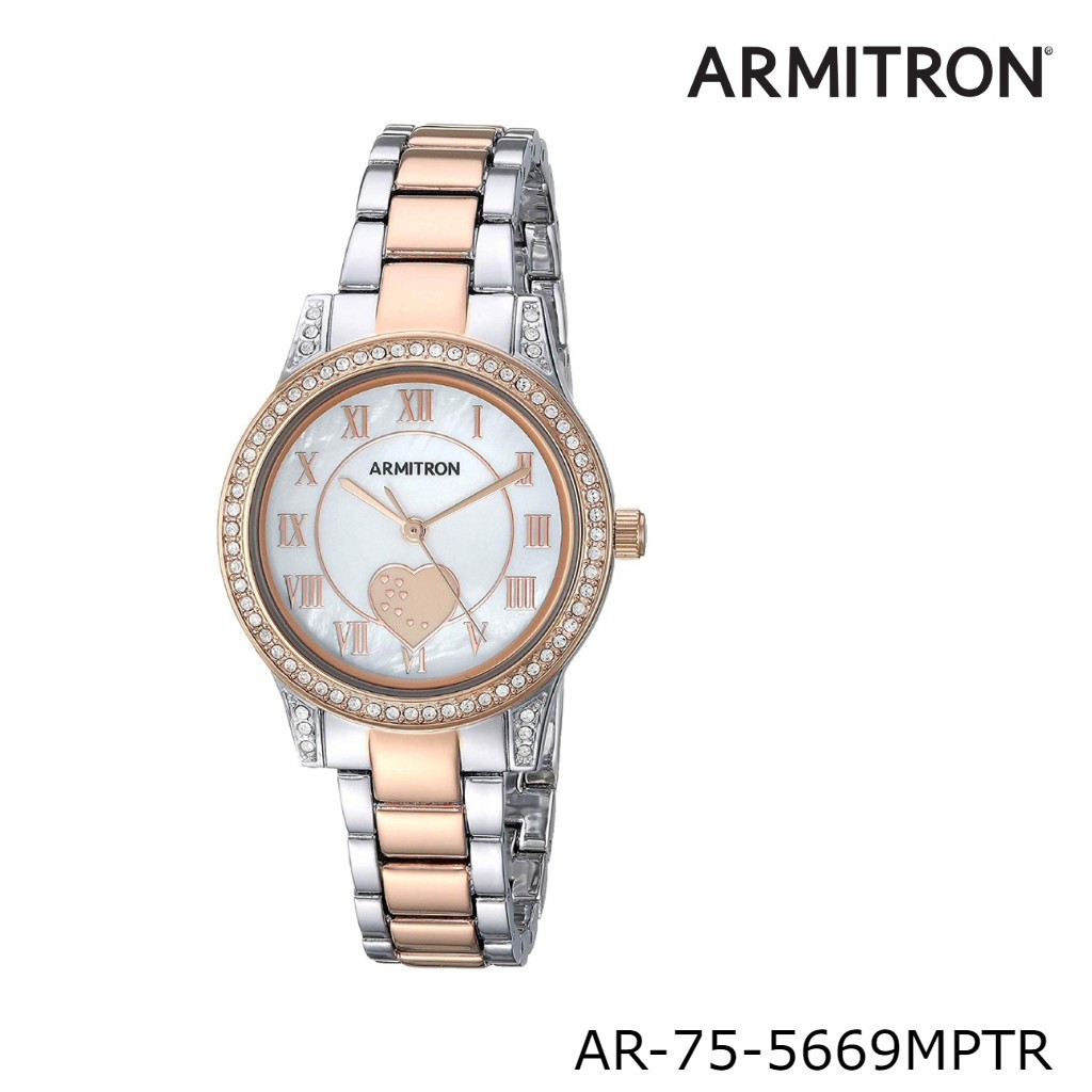 Armitron AR-75-5669MPTR Swarovski Crystal Accentedนาฬิกาข้อมือผู้หญิง ...