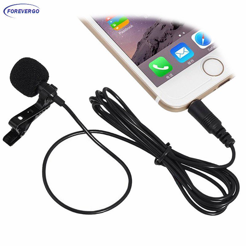 LUV 3.5mm Mini Studio Speech Mic Microphone Clip for PC Desktop ...