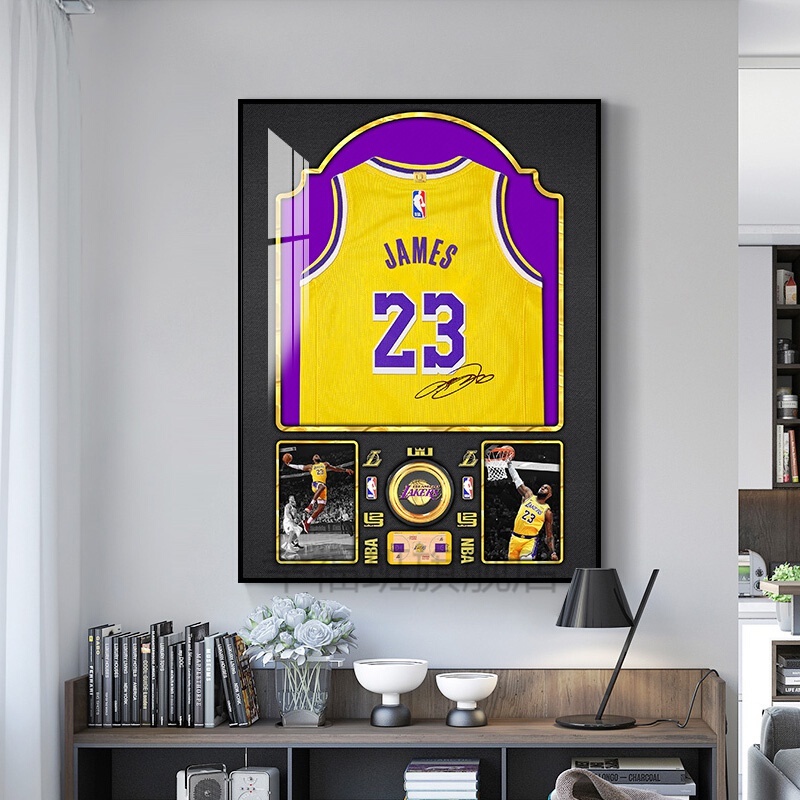 nbaPoster James Poster Poster Slam Dunk Poster Living Room Decorative ...