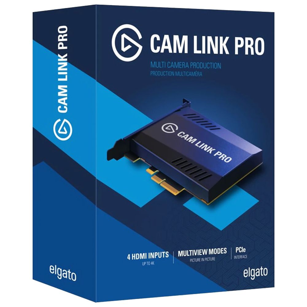 Elgato Cam Link Pro 4K PCIe Internal Camera Capture Card with 4 HDMI ...