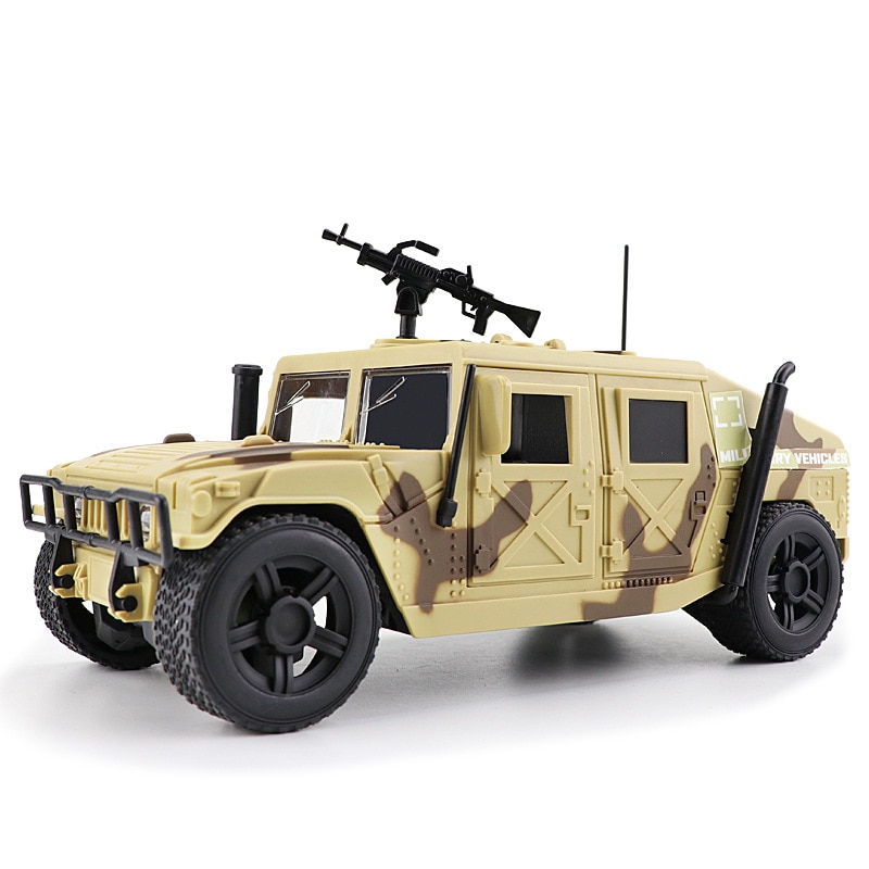 1:16 cars toy modern military weaon diecast hummers armored car model ...