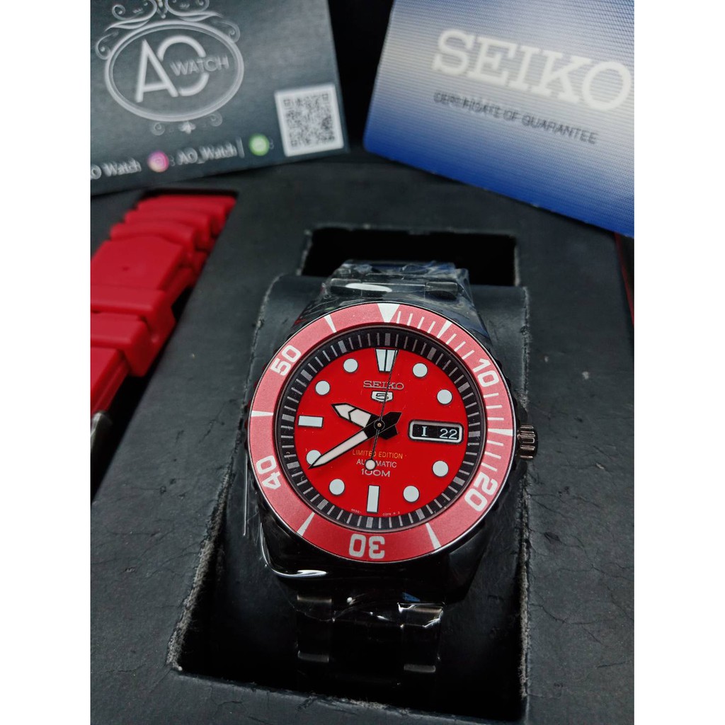 SEIKO Red Submariner Limited Edition - ao_watch - ThaiPick
