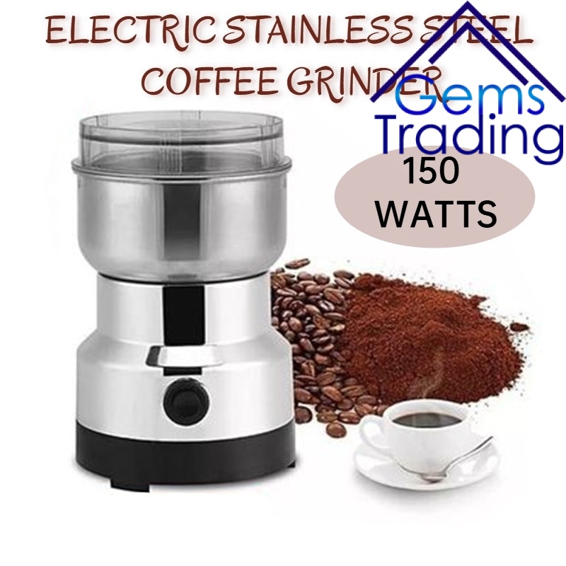 High Power Electric Stainless Steel Coffee Bean Grinder Dry Mill ...
