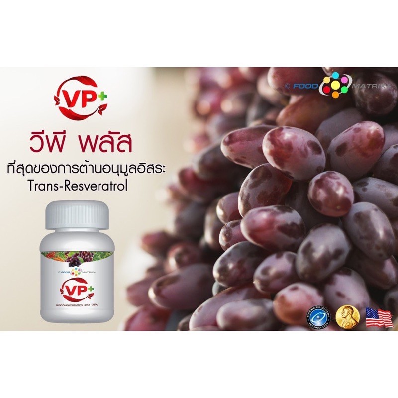 VP Plus+ วีพีพลัส ฟู้ดแมททริกซ์ไฟโตนูเทรียนท์ วิตามินรวมสกัด44ชนิด ...