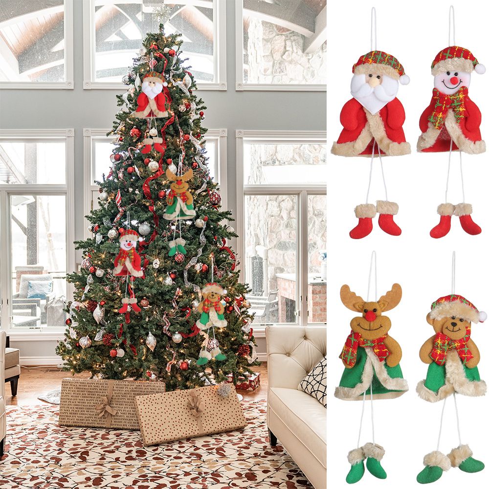 DAPHNE Gifts Christmas Tree Ornaments Xmas Small Toy Doll Merry ...