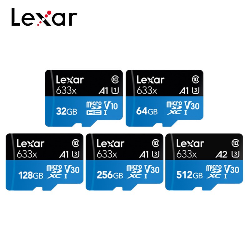 Lexar TF Card Class10 UHS-I U3 32GB 128GB 256GB Micro SD Card Mobile ...