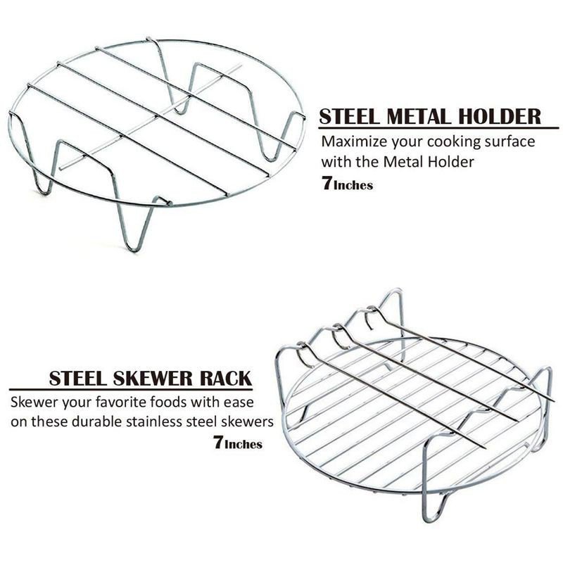 【now】Air Fryer Accessories for Gowise Phillips Cozyna and Secura, Set ...