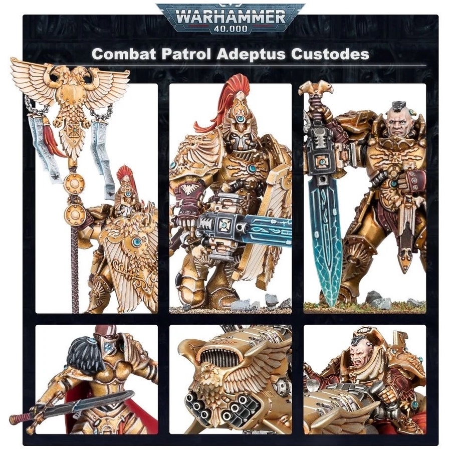Combat Patrol Adeptus Custodes Warhammer 40000 - magic.cauldron ...