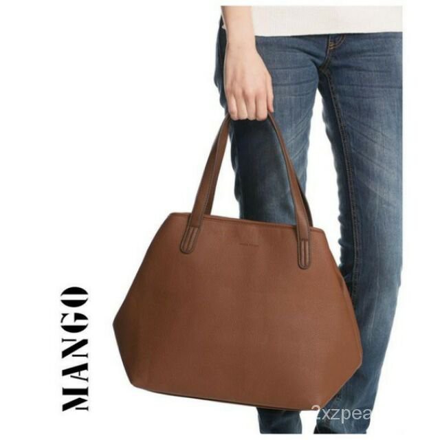 cfU5 READYSTOCK - MNG Mango Shoulder Shopper Tote Bag Handbags ...