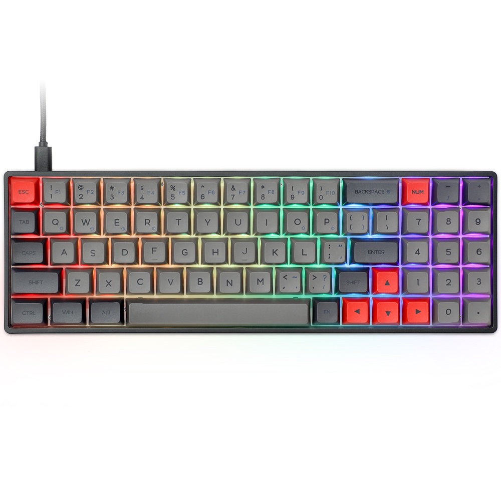 [SKYLOONG] Genuine Mechanical Keyboard Hot-swappable 71 Keys SK71 Gray ...