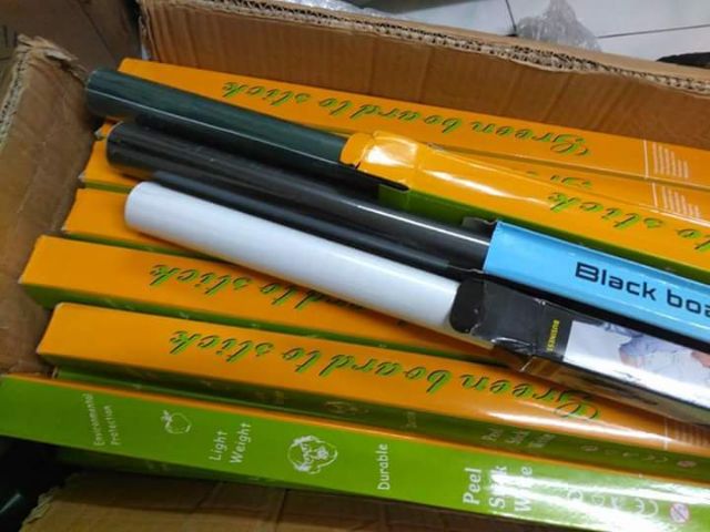 สติ๊กเกอร์กระดานไวท์บอร์ดติดผนัง เขียนลบได้ ขนาดใหญ่ 60cm.x200 ซม - sawanya.pond - ThaiPick