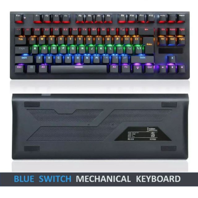 MECHANICAL BLUE SWITCH KEYBOARD (Mechnical แท้) - k.varit - ThaiPick