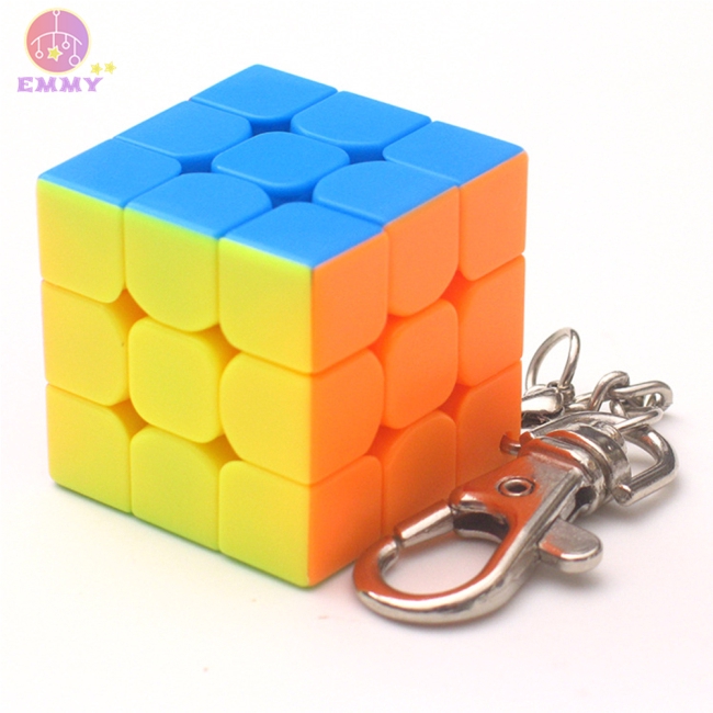 3cm Mini Small 3x3 Magic Cube Key Chain Smart Cube Toy & Creative Key ...