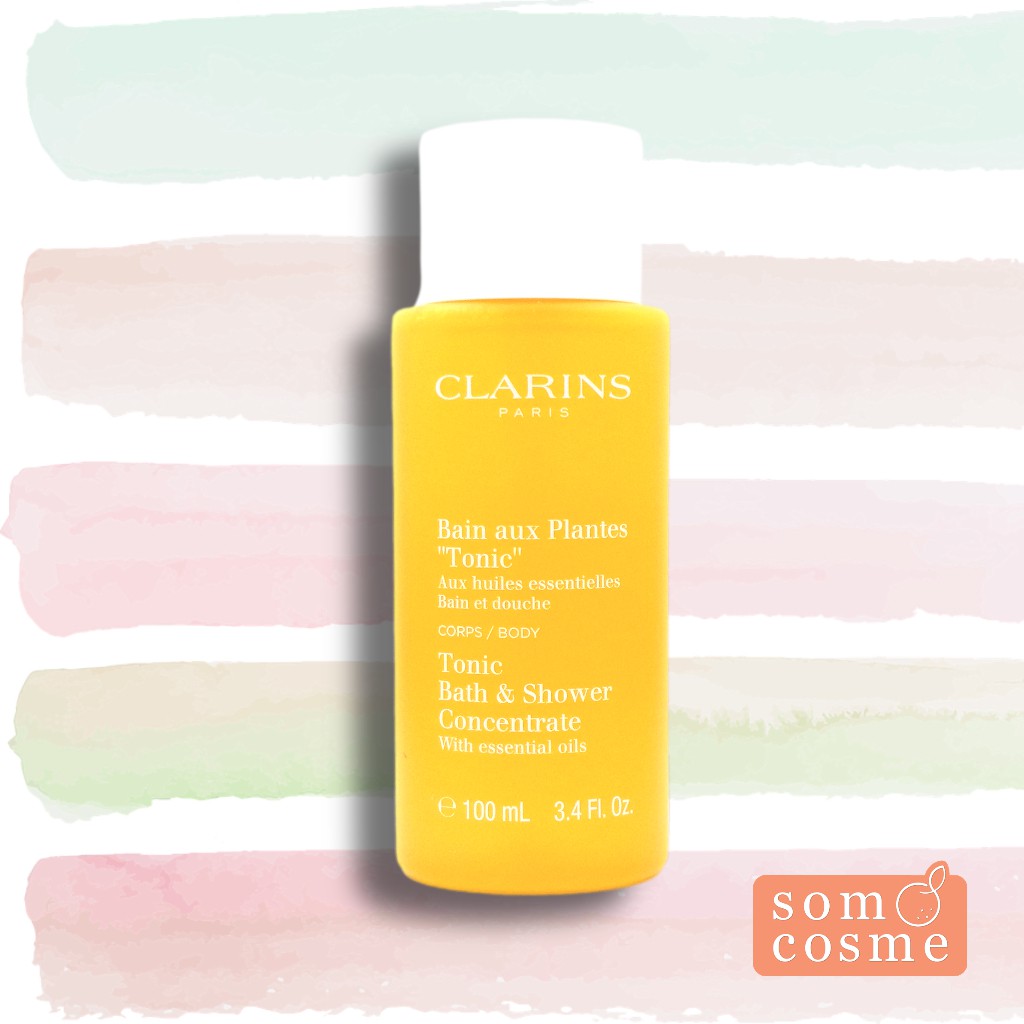 Clarins Tonic Bath & Shower Concentrate with Essential Oil 100 mL ...