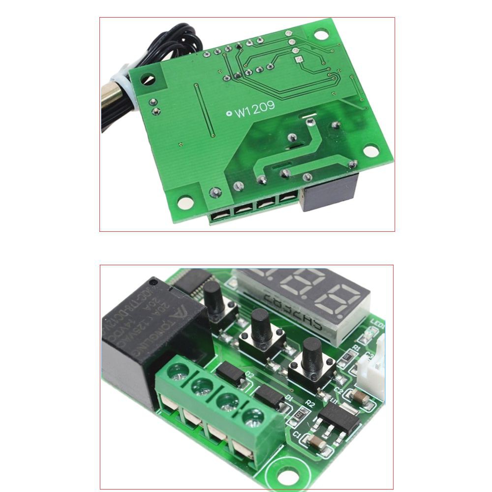 แผงวงจรสวิทช์ W1209 DC 12V ระบบเซนเซอร์ - fayshow.th - ThaiPick