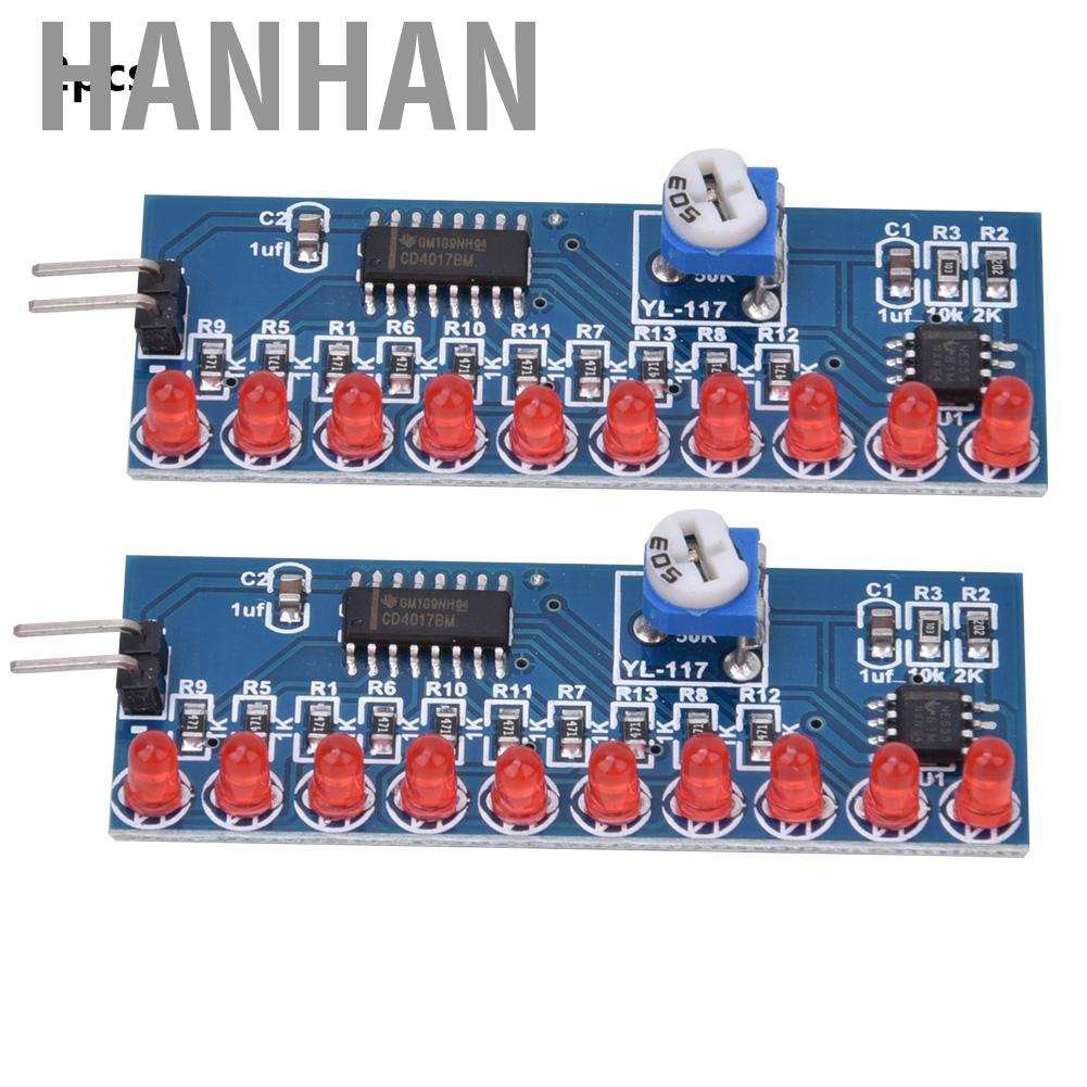 Hanhan Ne555 + Cd4017 โมดูลการไหลของน้ําไฟ Led 2 ชิ้น - hanhan.th - ThaiPick