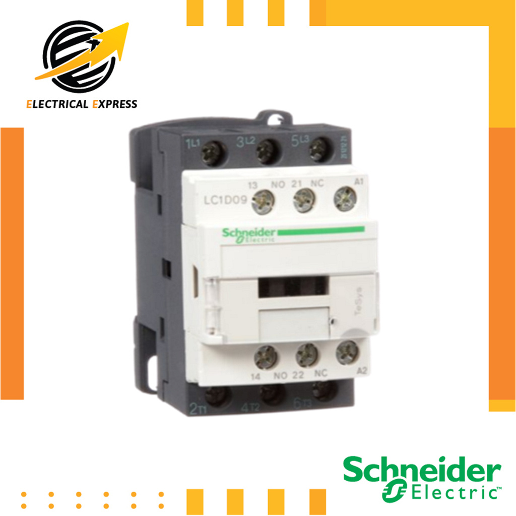 Schneider / แมกเนติก คอนแทคเตอร์ / Magnetic contactor / LC1D / LC1D09Q7 ...